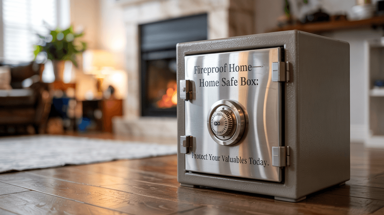 Fireproof Home Safe Box: Protect Your Valuables Today - Jimbosafe