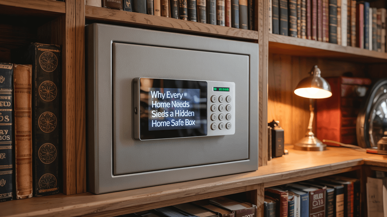 Why Every Home Needs a Hidden Home Safe Box - Jimbosafe