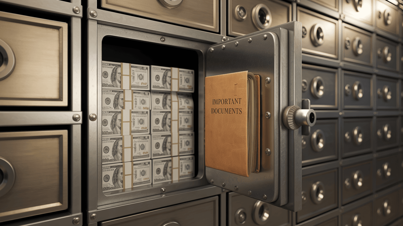 Can You Keep Money in a Safe Deposit Box? - Jimbosafe