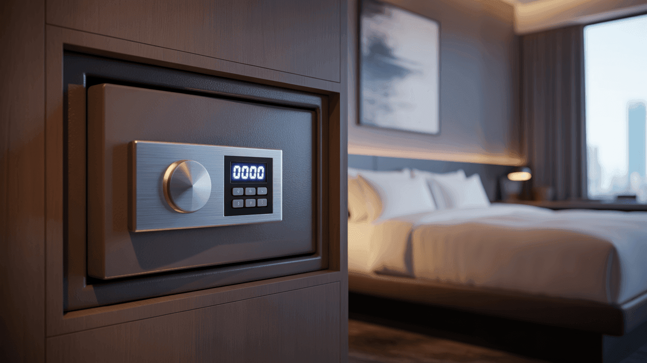 Why Every Hotel Room Needs a Safe Box with a Digital Lock - Jimbosafe